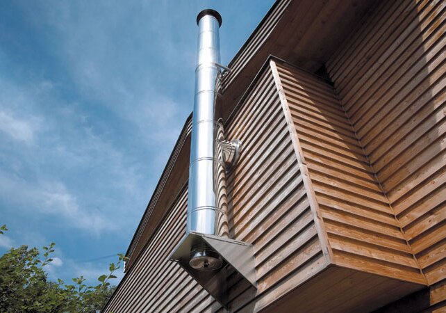 Flue system ticks the boxes for UK timber-frame house-building.