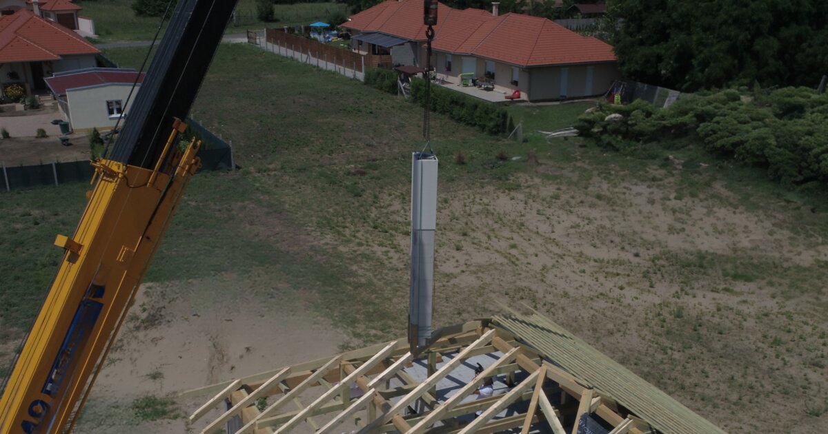 ABSOLUT PARAT - Az előregyártott, emeletmagas kémény!