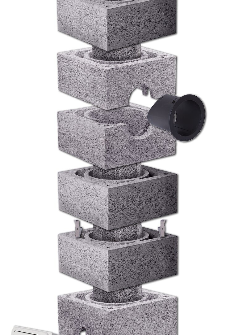 ISOKERN Air - The chimney with air supply for stoves in dense houses