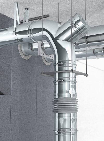 HP5000 - DOUBLE WALL INSULATED - STAINLESS STEEL CHIMNEY SYSTEM