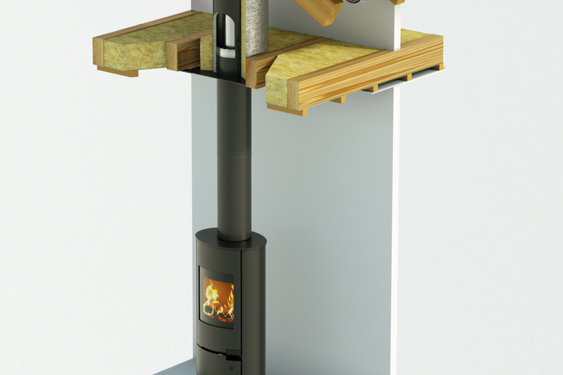 PERMETER SMOOTH AIR - Efficient three-layer chimney