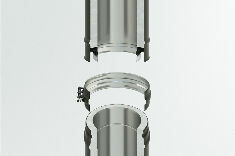 PERMETER SMOOTH - Designed three-layer chimney