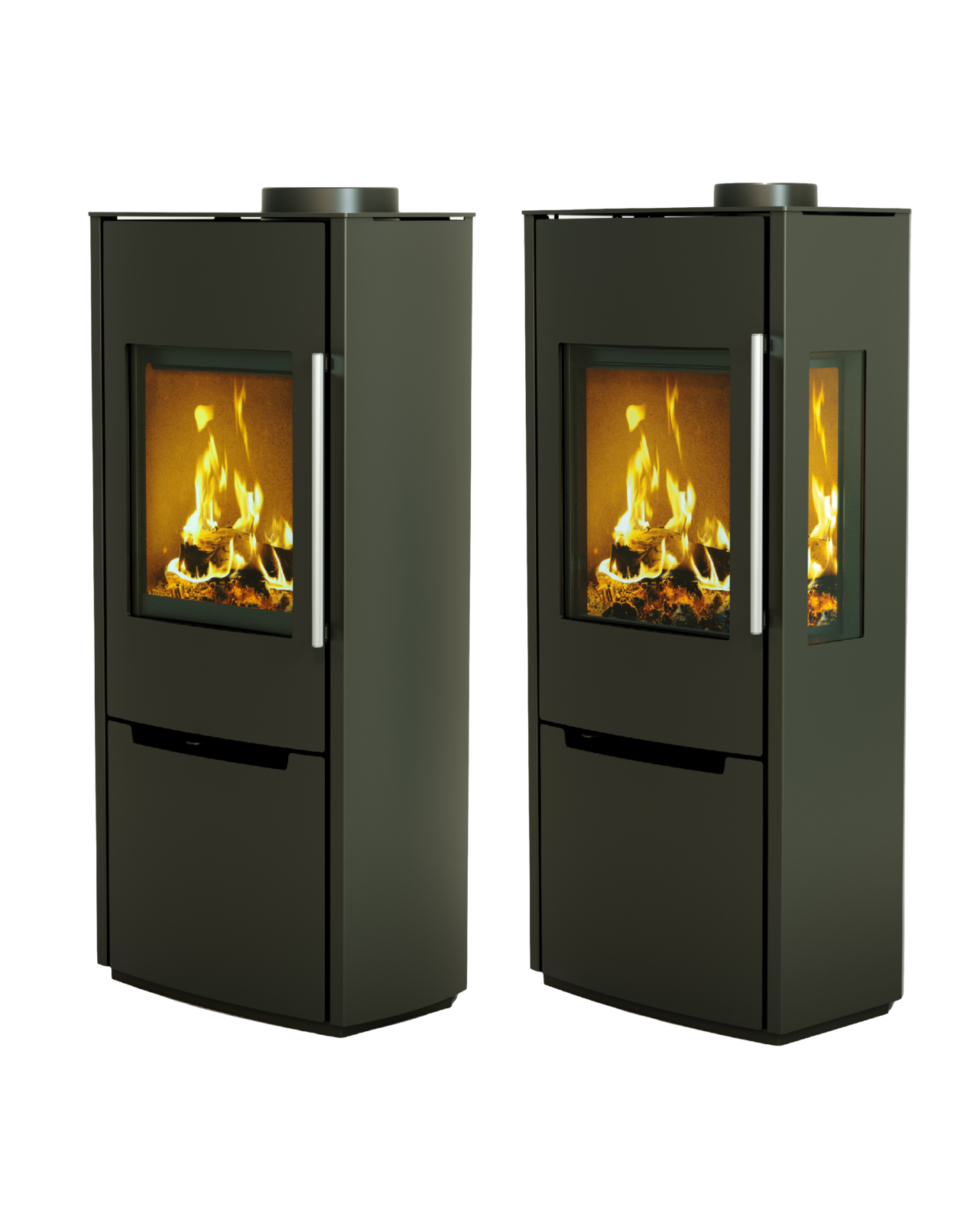 SARGAS - der modern-kantige Design-Ofen
