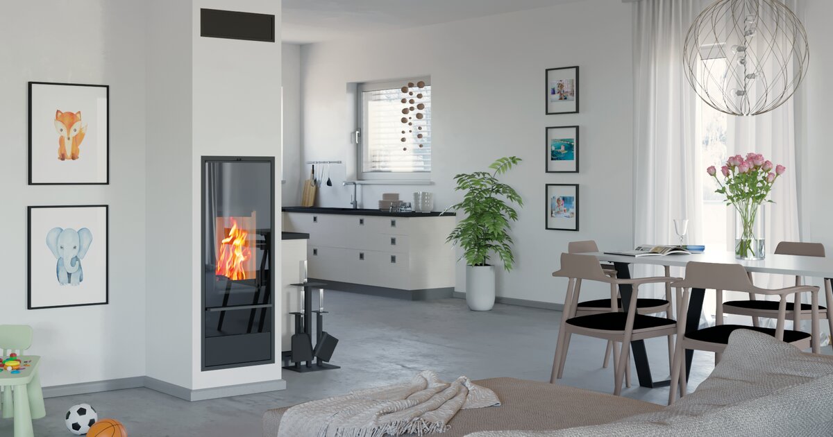 KINGFIRE LINEARE SC - Der platzsparende Design-Kaminofen