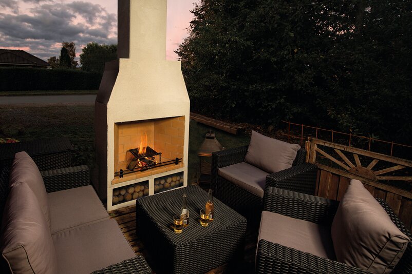 GARDEN FIREPLACE - The outdoor fireplace for your garden